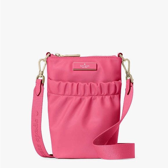 kate spade | Bags | Kate Spade Carter Nylon Phone Crossbody Bag Rose ...